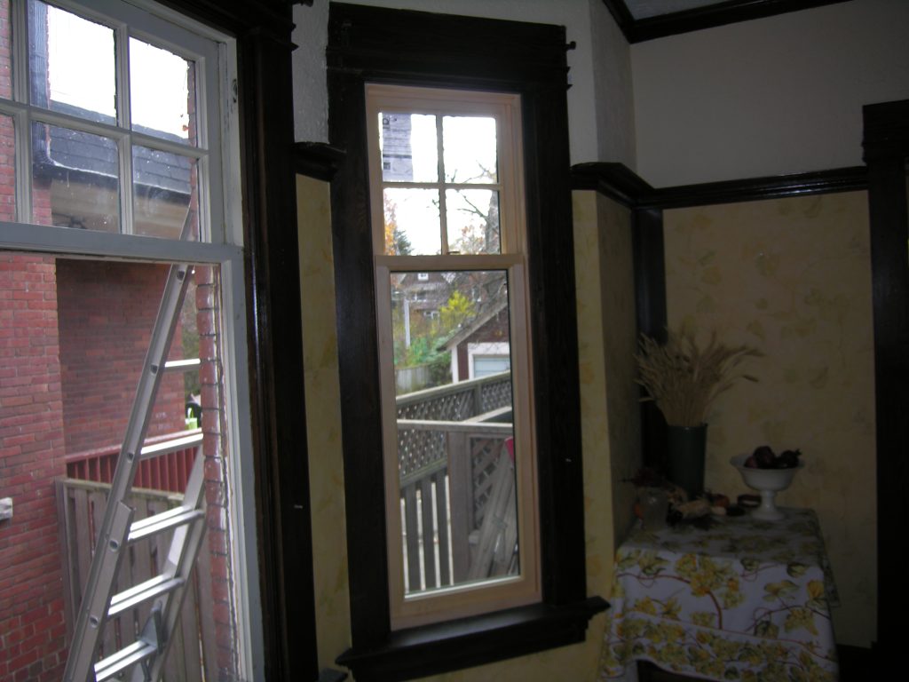 Split-Frame Window Installed - Fieldstone Windows