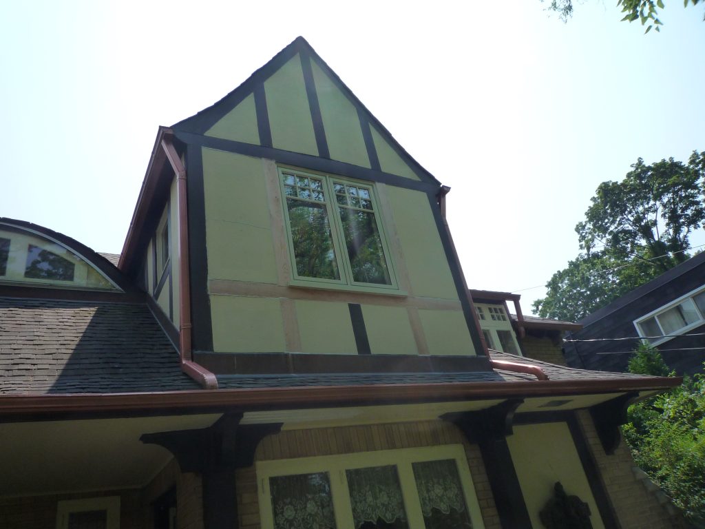 Toronto Push-out Casement Wood Window Exterior - Fieldstone Windows