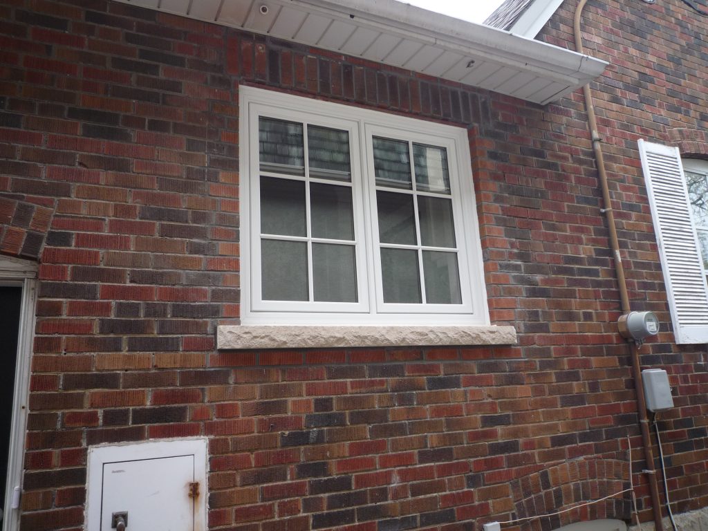 Toronto Metal Clad Wood Window Brick Cutout Installation - Fieldstone ...