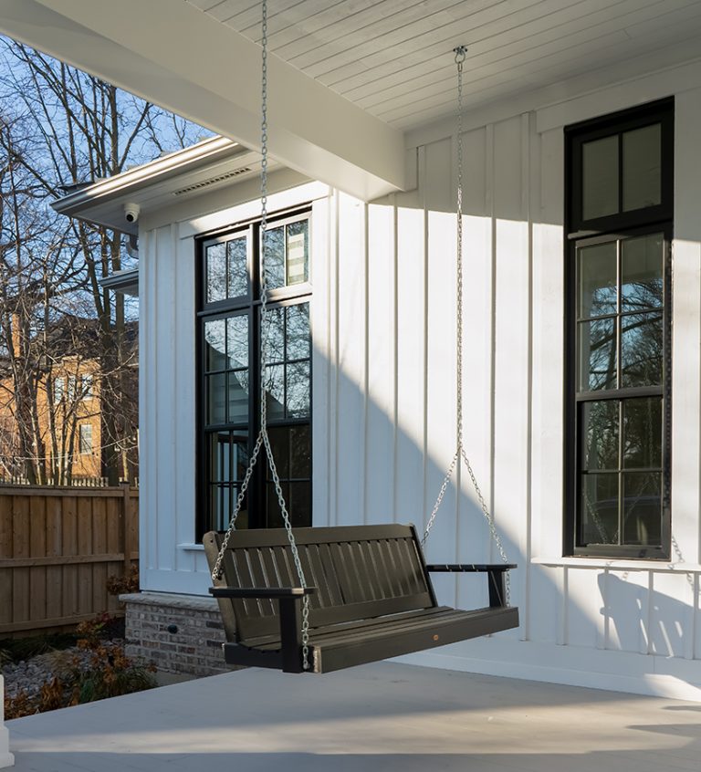 Farmhouse styled home with Black Single Hung Windows | Markham