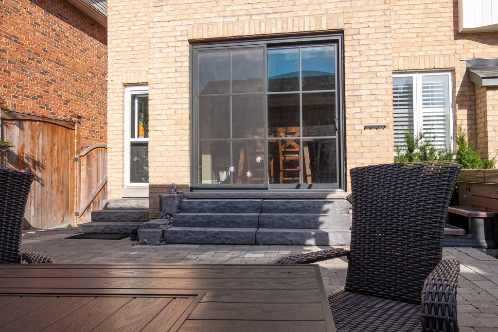 Black Sliding Doors with SDL Colonial Grilles - Markham