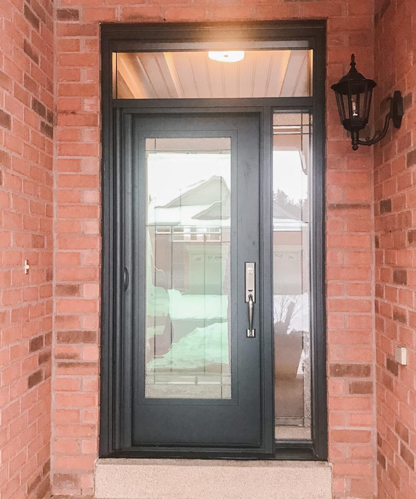 Fieldstone Windows and Doors - Smooth Fiberglass Entry Door Painted in ...