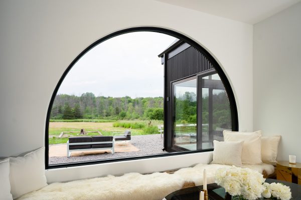 Metal-Clad Wood Half-Round Window for Country Views | Fieldstone ...