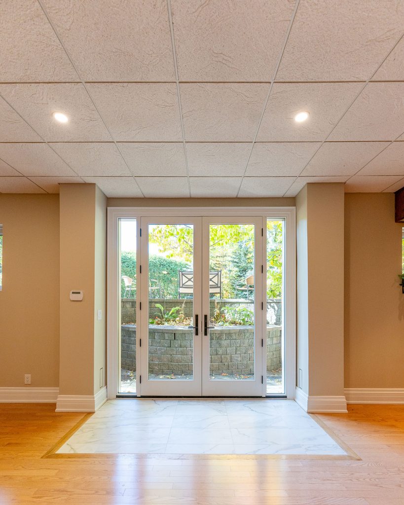 Stunning Rail-and-Stile Double Doors with Sidelights | Fieldstone ...