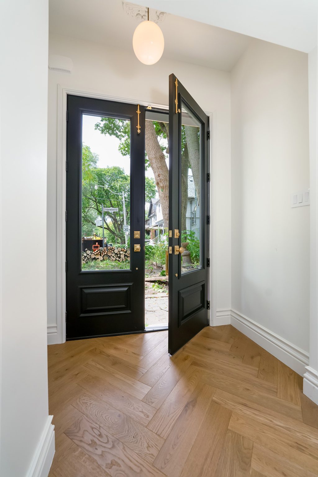 2-Panel Fiberglass Entry Door Upgrade in Toronto | Fieldstone Windows ...