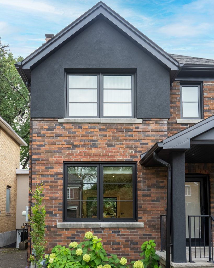 Black Vinyl Windows with SDL Grilles | Fieldstone Windows & Doors Ltd.