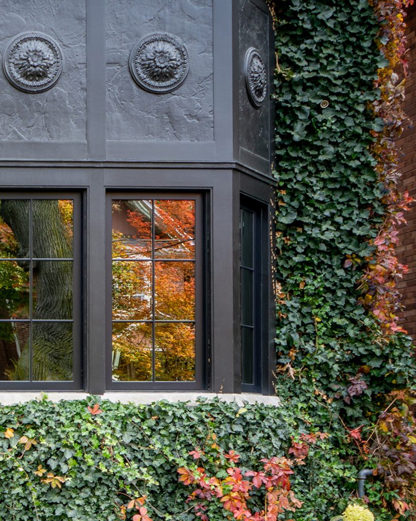 Black Metal-Clad Wood Bay Windows for Heritage Homes