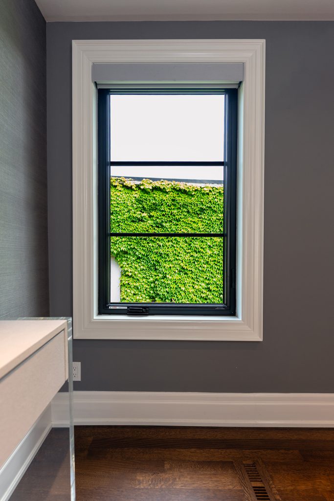 Black Vinyl Casement Windows with Grilles – Toronto